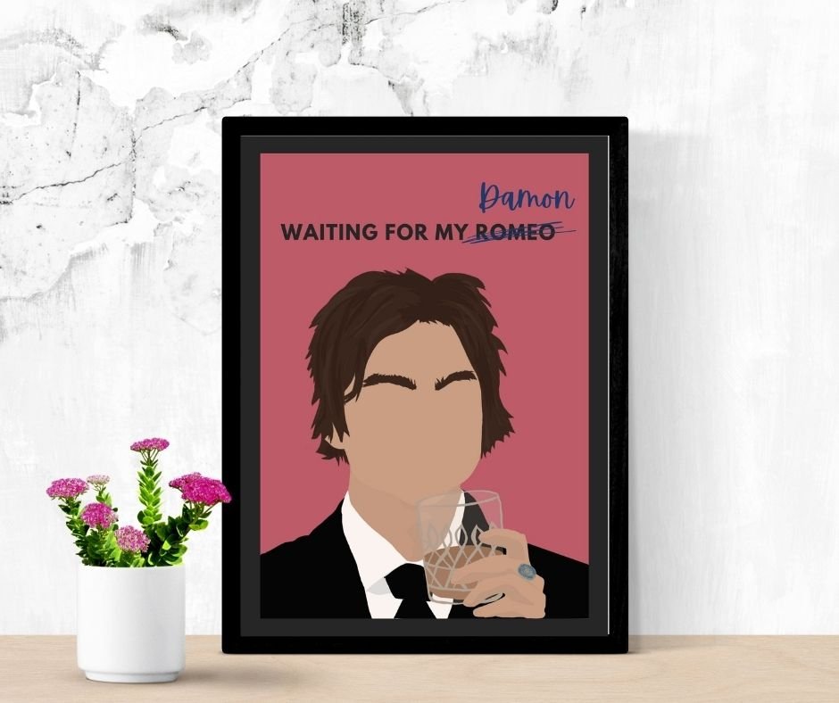 Damon Plakat A3 pamiętniki wampirów - GG STORE | Sklep EMPIK.COM