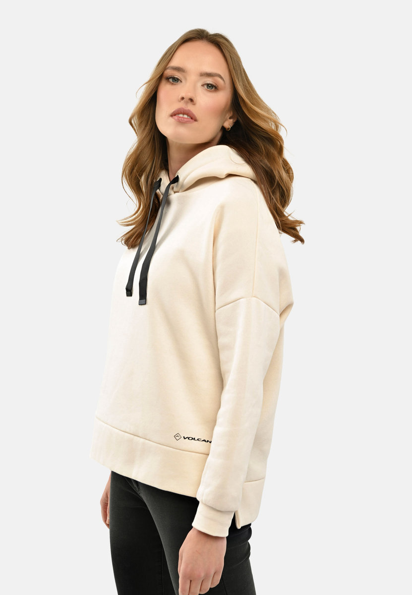 DAMSKA BLUZA OVERSIZE ECRU VOLCANO B-VENA S - VOLCANO | Moda Sklep EMPIK.COM