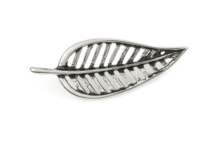 Damska Broszka Ażurowy Mały Listek - Jubileo | Moda Sklep EMPIK.COM