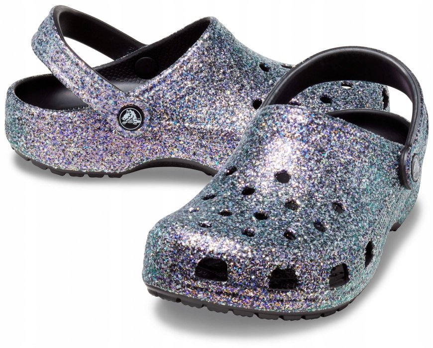 Damskie Buty Chodaki Crocs Classic Glitter 36-37 - Crocs | Sport Sklep EMPIK.COM