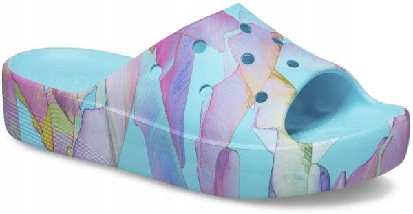 Damskie Klapki Platforma Crocs Classic Palm Print Slide 41-42 - Crocs ...