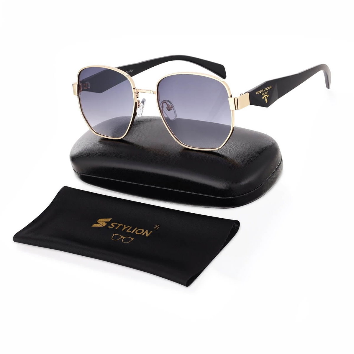 Damskie okulary przeciwsłoneczne REBECCA MOORE Milano z filtrem UV400 ...