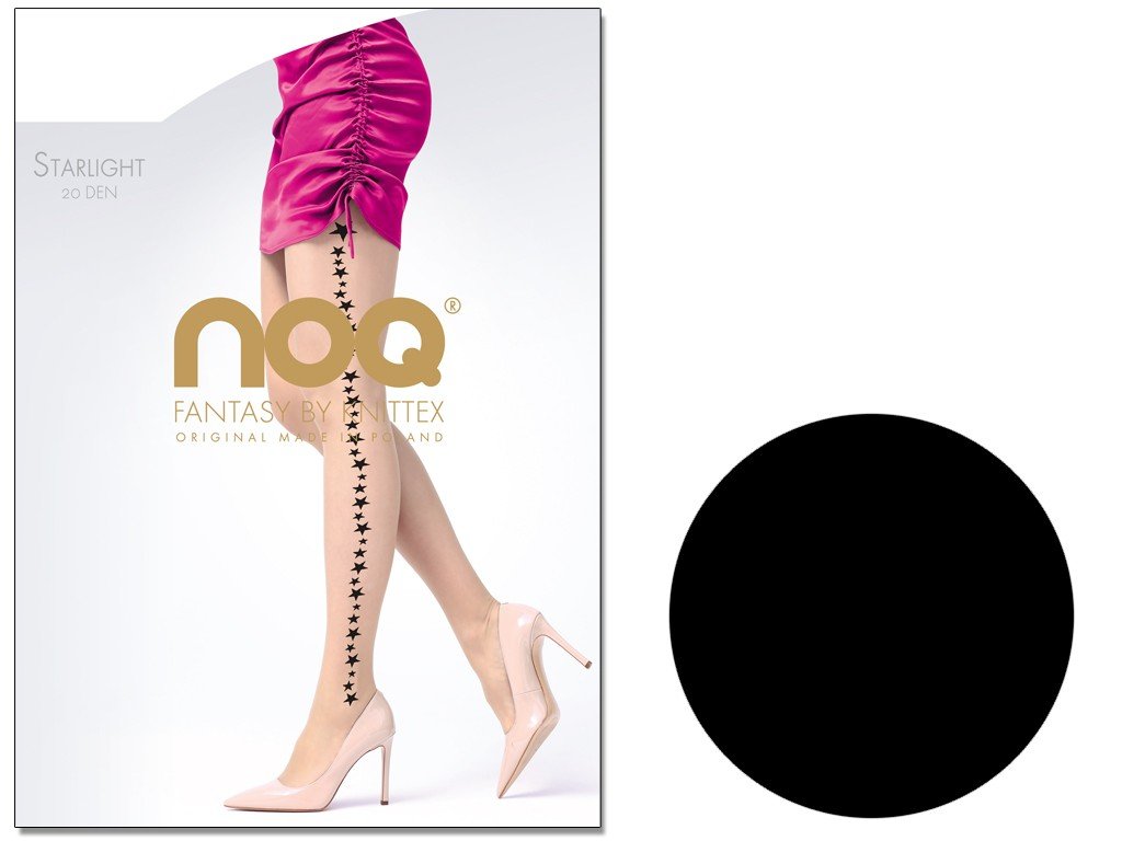 Damskie Rajstopy Z Boku Wzór Gwiazd 20 Den Nero 2 - KNITTEX | Moda ...