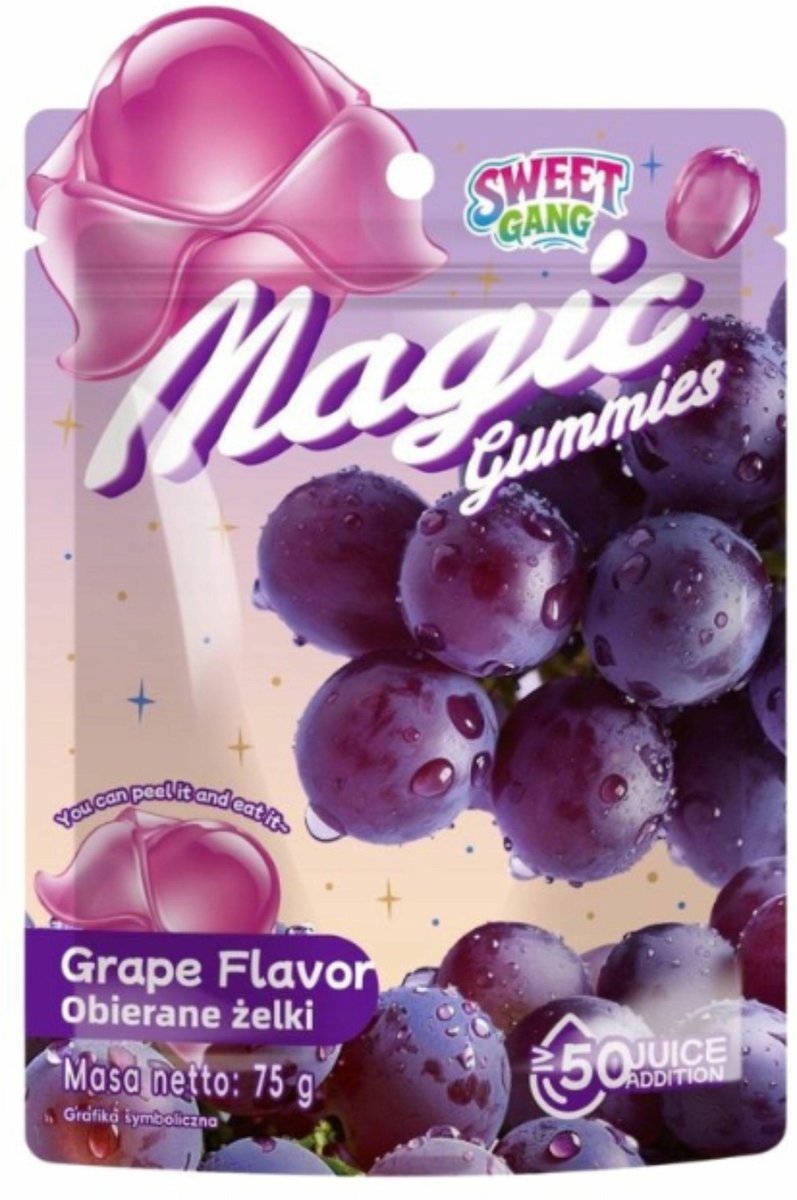 DAN TRADE MAGIC GUMMIES GRAPE FLAVOR 75G - Inna marka | Sklep EMPIK.COM