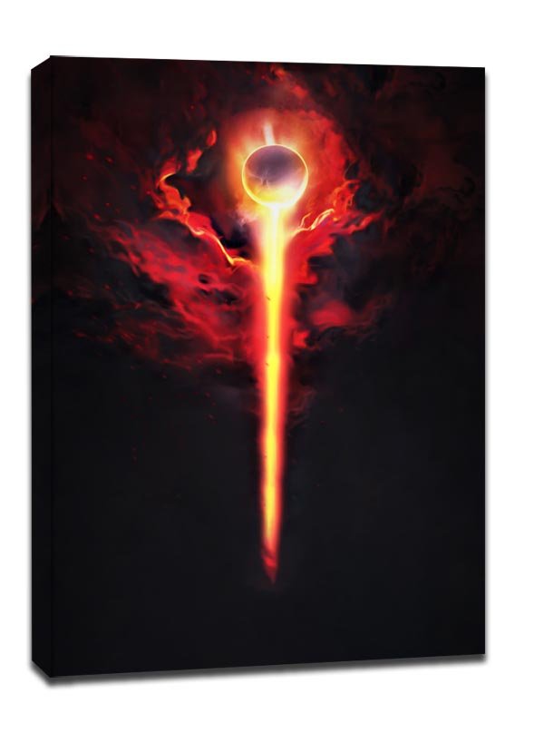 Dark Souls - The Dark Sign - obraz na płótnie 70x100 cm - Galeria ...