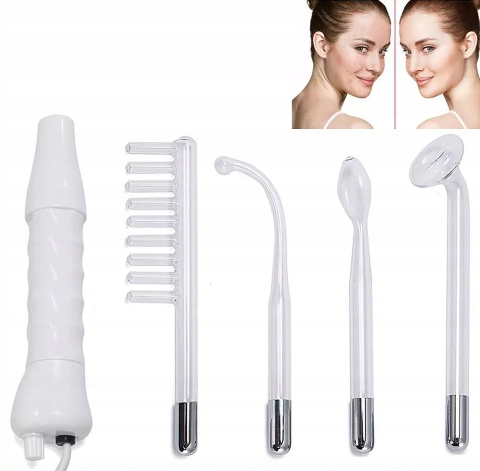 DARSONVAL QSKY DERMA WAND 4w1 PRO DO PIELĘGNACJI TWARZY ZMARSZCZEK I ...