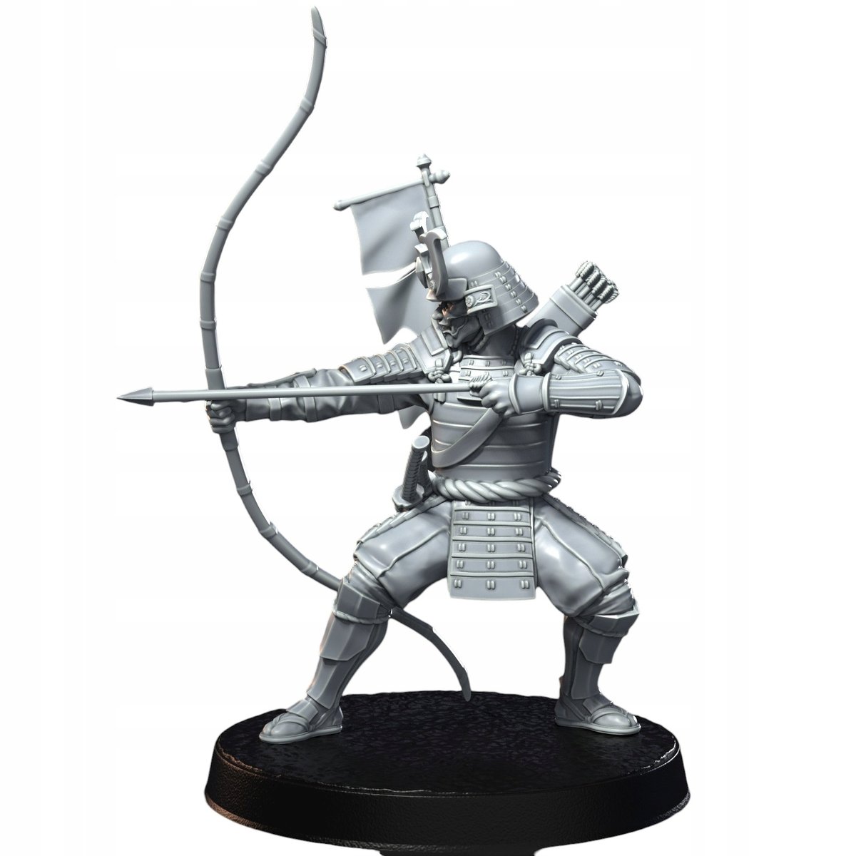 Date Samurai Łucznik Żołnierz Figurka do Malowania 14k + BONUS DnD druk ...