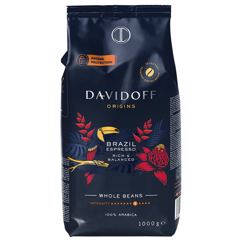 Davidoff Brazil Espresso Rich & Balanced – 1000 g kawa ziarnista ...