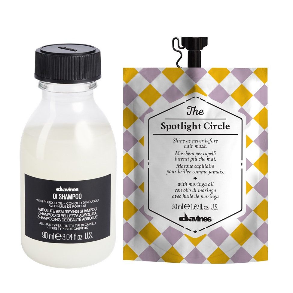 Davines Oi Oil Zestaw Szampon Maska Nabłyszczająca | Sklep EMPIK.COM