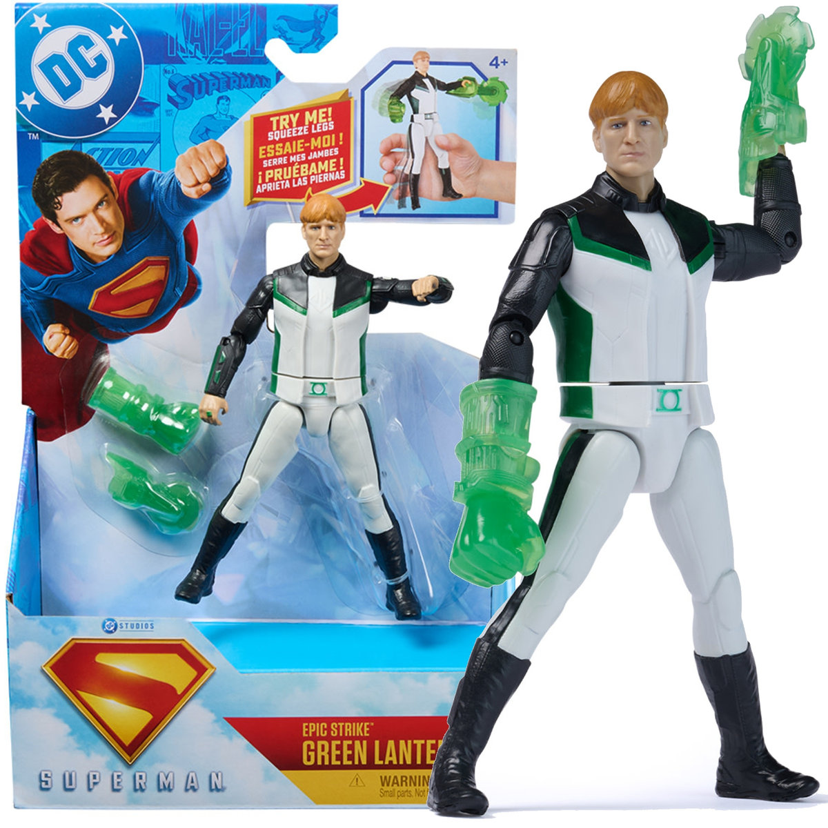 DC Comics Epic Strike mała figurka Green Lantern ruchoma lalka Zielona ...