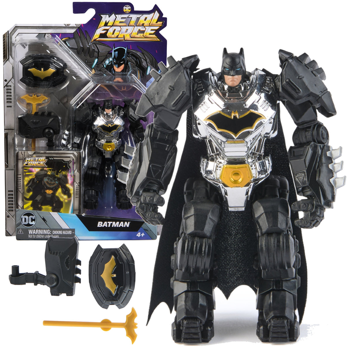 DC Comics Metal Force mała figurka Batman czlowiek nietoperz Nocny ...