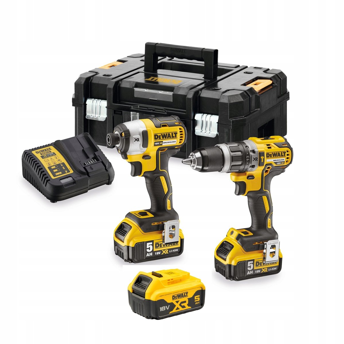 DCK266P3T DEWALT Zestaw Combo DCD796 DCF887 3x5Ah TSTAK 18V XR - DeWalt ...