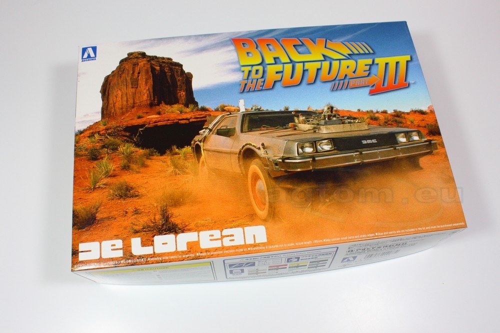 De Lorean Back to the Future III Model do sklejania prezent, święta ...