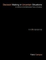 Decision Making in Uncertain Situations - Campos Fabio | Książka w Empik