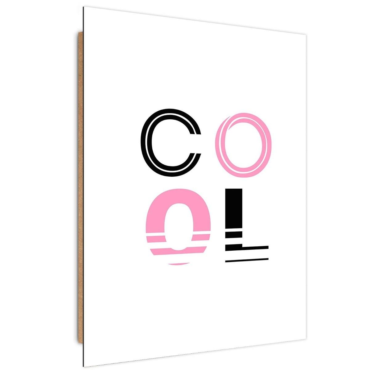 Deco Panel CARO Napis cool, 80x120 cm - Feeby | Sklep EMPIK.COM
