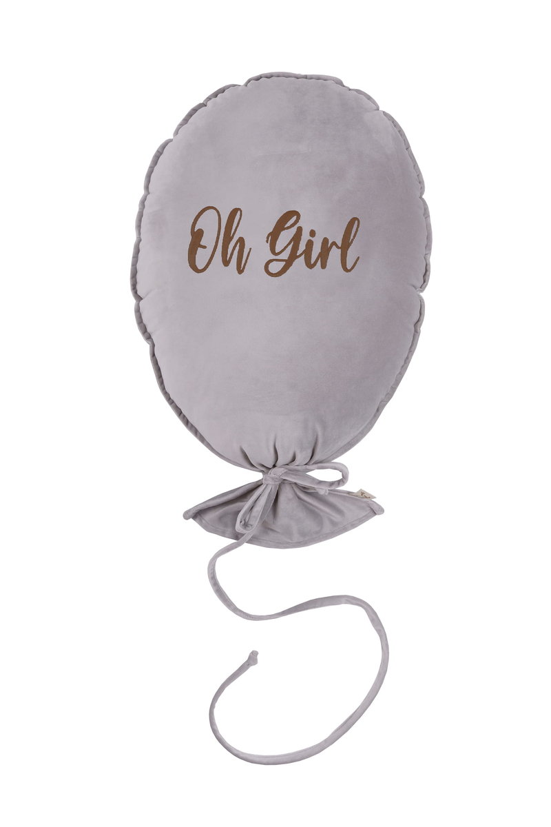 DECORATIVE BALLOON DELUX SILVER GREY [HASŁO: OH GIRL, KOLOR HAFTU ...