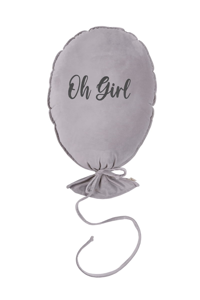 DECORATIVE BALLOON DELUX SILVER GREY [HASŁO: OH GIRL, KOLOR HAFTU ...