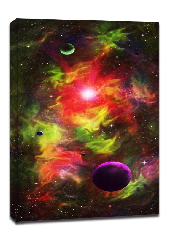 Deep Space, Monet - obraz na płótnie 40x50 cm - Galeria Plakatu | Sklep ...