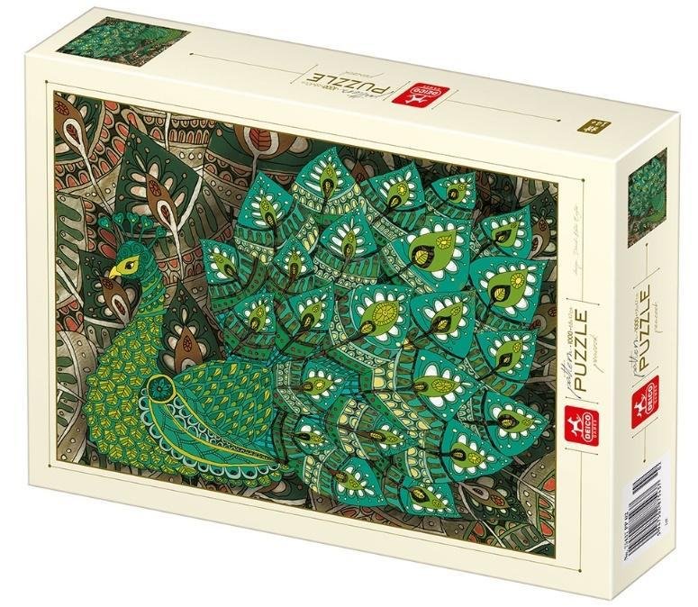 Deico, puzzle, Kolorowy Paw, 1000 el. - Deico | Sklep EMPIK.COM