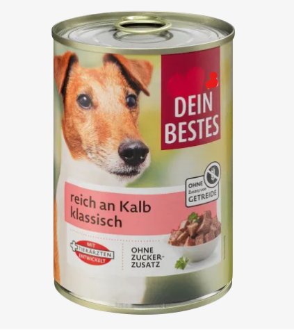 Dein Bestes dla psa cielęcina 400 g - Dein Bestes | Sklep EMPIK.COM
