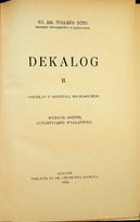 Dekalog II 1934 r. - W opisie | Książka w Empik