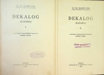 Dekalog Tom 1 i 2 1933 r. - Tihamer Toth | Książka w Empik