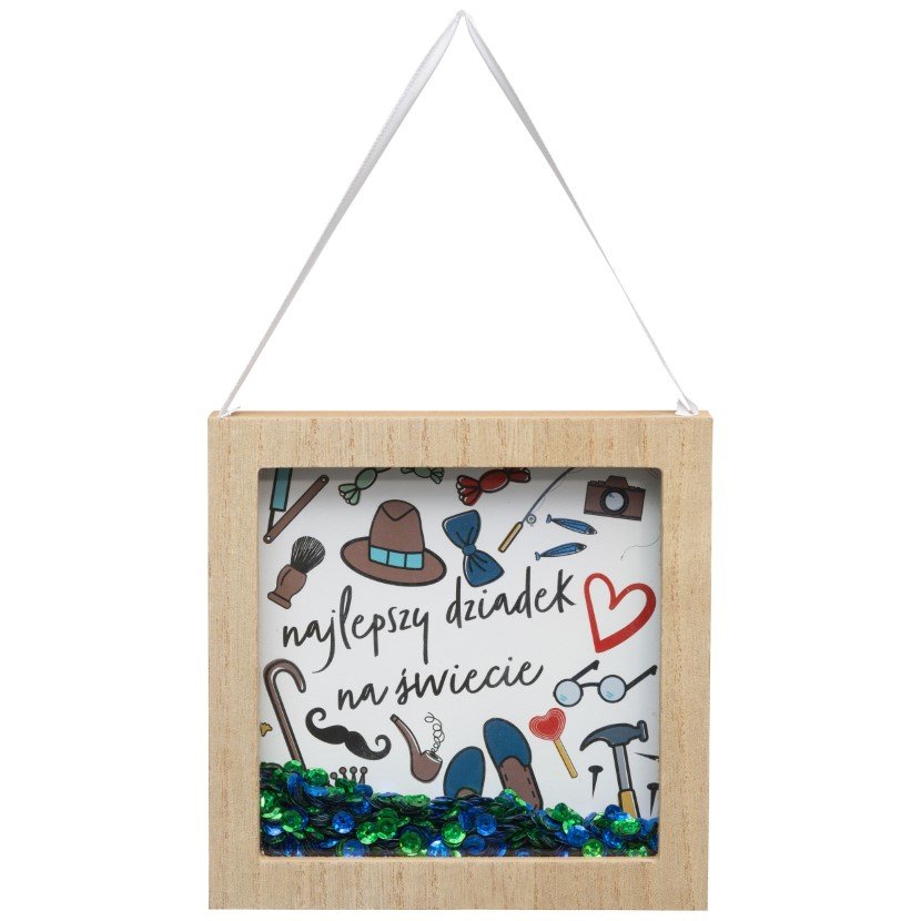 Dekoracja, Dzień Babci i Dziadka, Dziadek, najlepszy dziadek na świecie ...