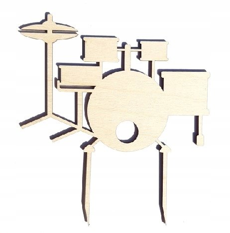 Dekoracja instrument perkusja muzyka topper 14cm - Pamario | Przyjęcia ...