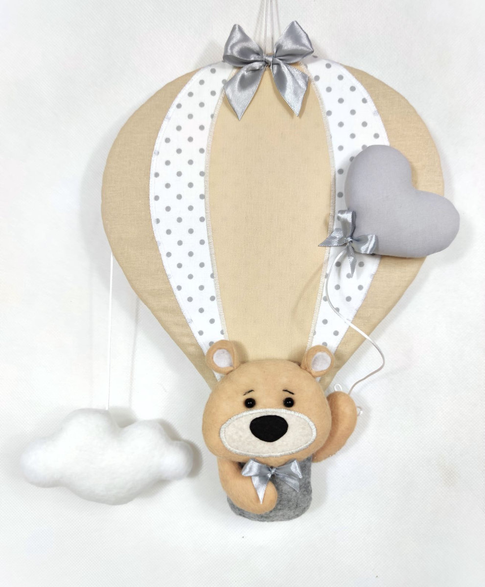 Dekoracja Miś w Balonie :) Beżowy - Inna marka | Sklep EMPIK.COM