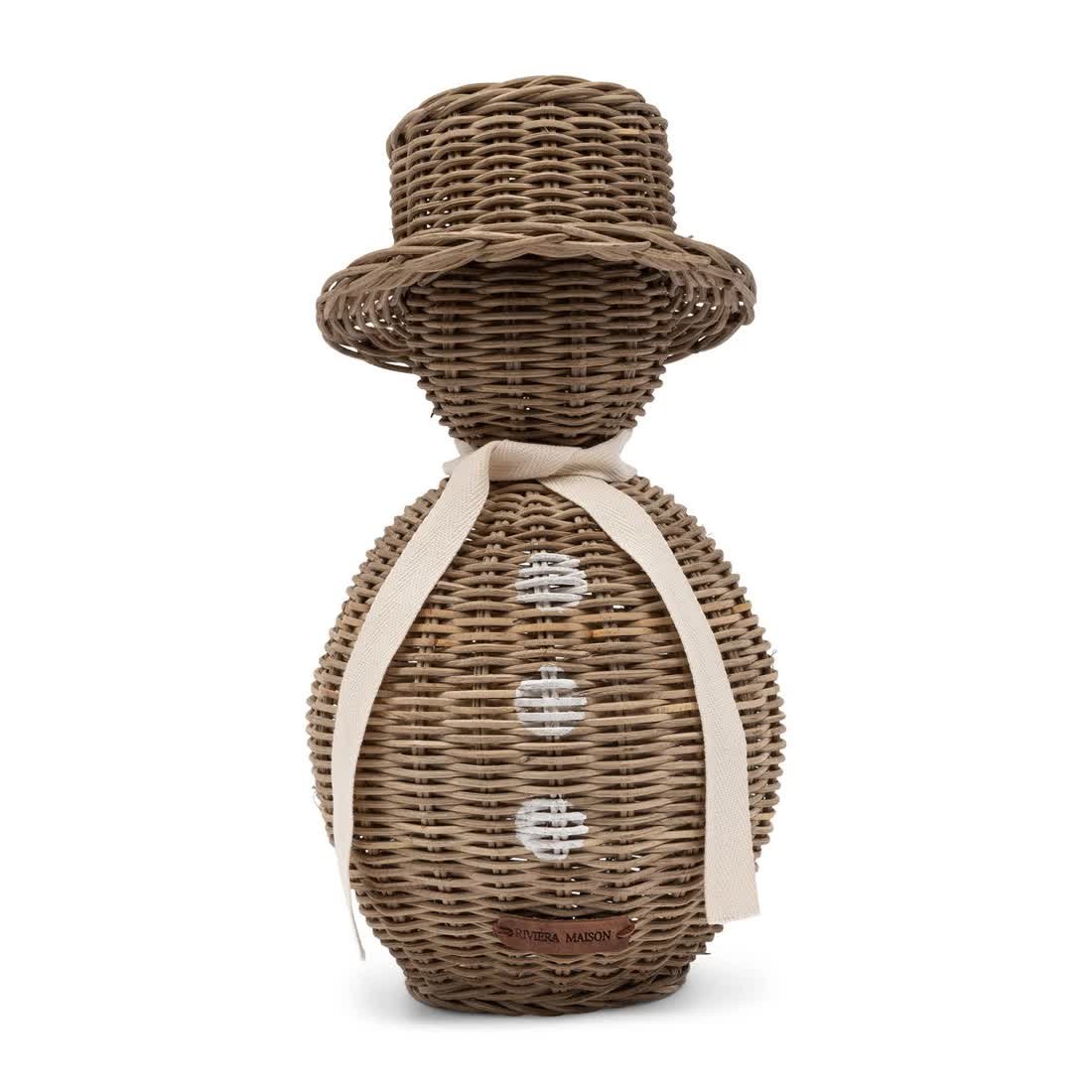 Dekoracja Rattanowy Bałwanek Snowman Riviera Maison Wys. 41cm - RIVIERA ...