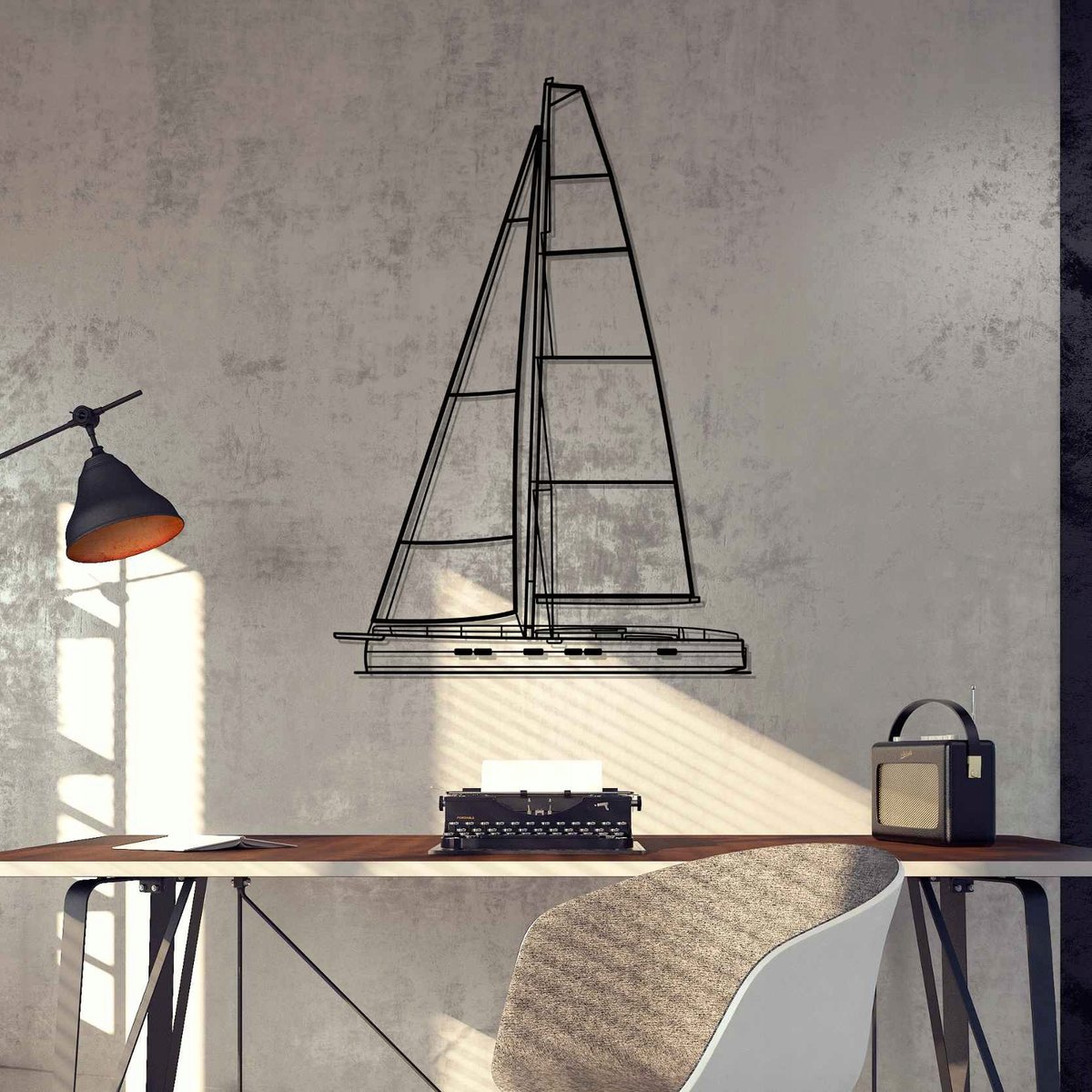 DEKORACJA ścienna Obraz SAILBOAT MODEL Y7 FRONT 42x60 cm - WrapFactory ...