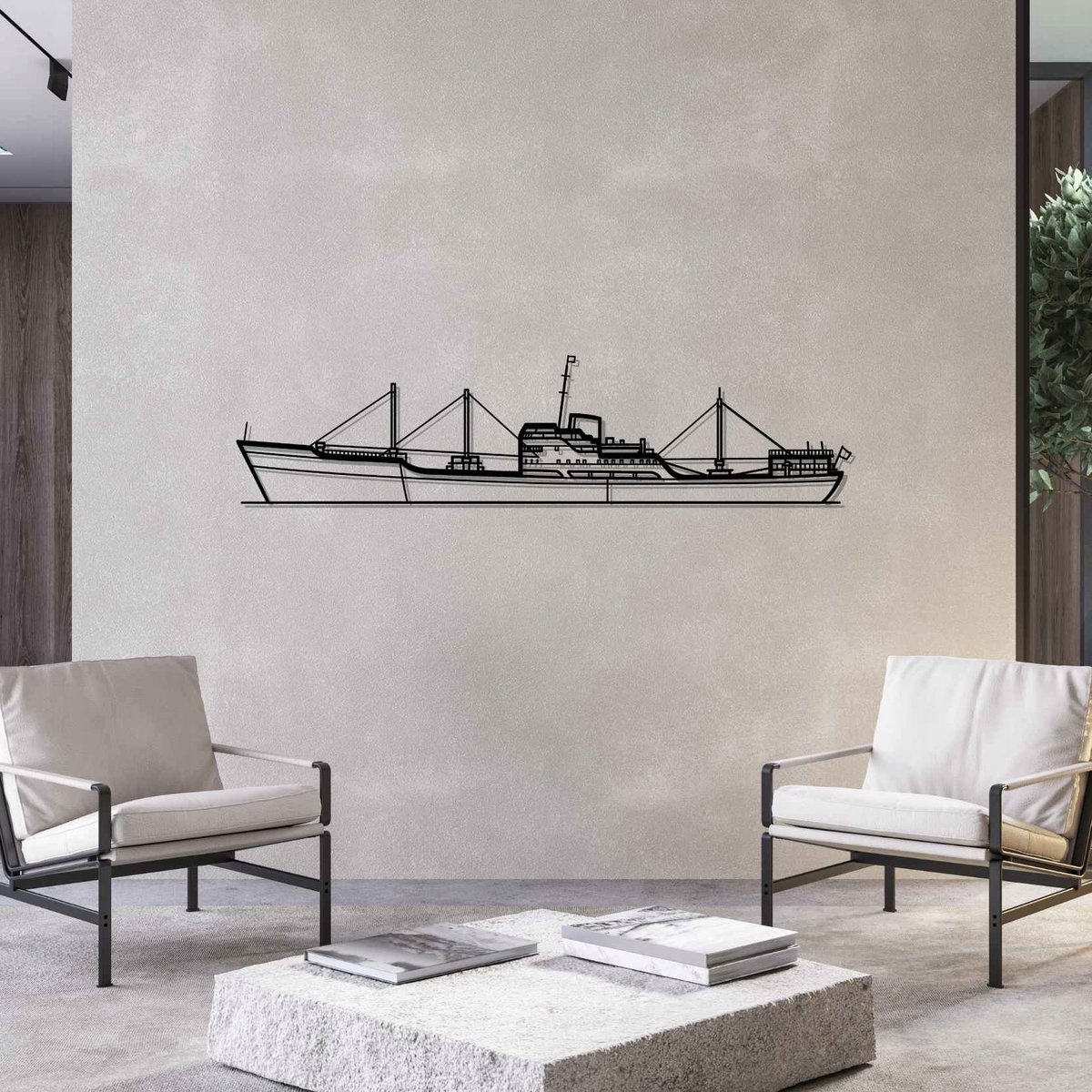 DEKORACJA ścienna Obraz SAILBOAT SHIP MODEL MS BENCOMO - WrapFactory ...