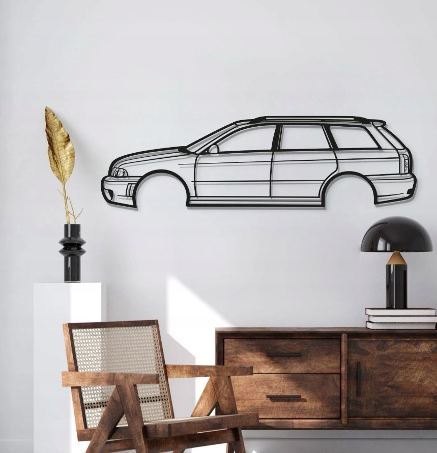 DEKORACJA ścienna Obraz Samochód AUDI RS4 B5 2004 - WrapFactory ...