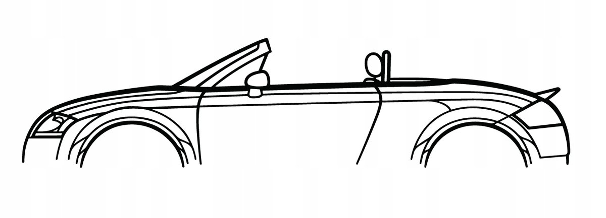 DEKORACJA ścienna Obraz samochód AUDI TT Mk1 Roadster 2001 ...