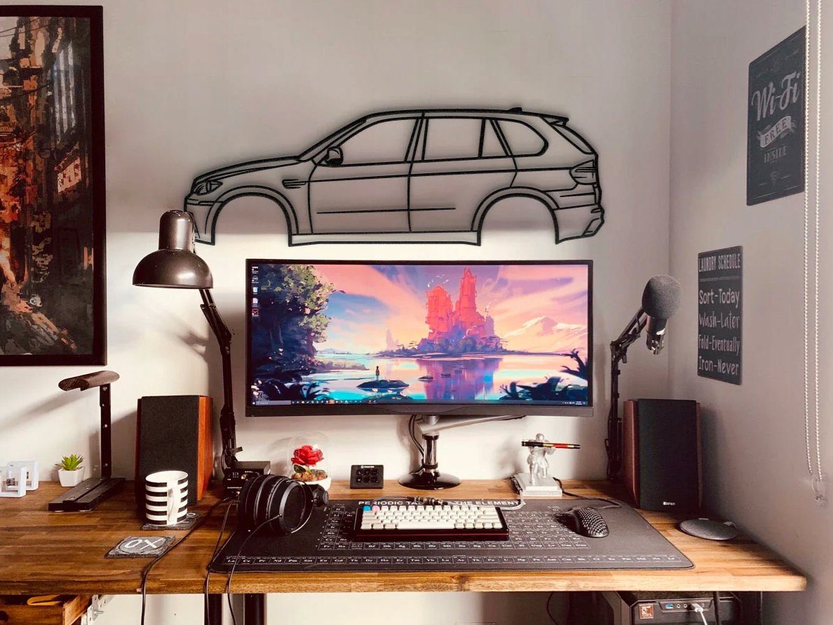 DEKORACJA ścienna Obraz Samochód BMW X5 M E80 2ND GEN 201045135 45x135 cm - WrapFactory ...