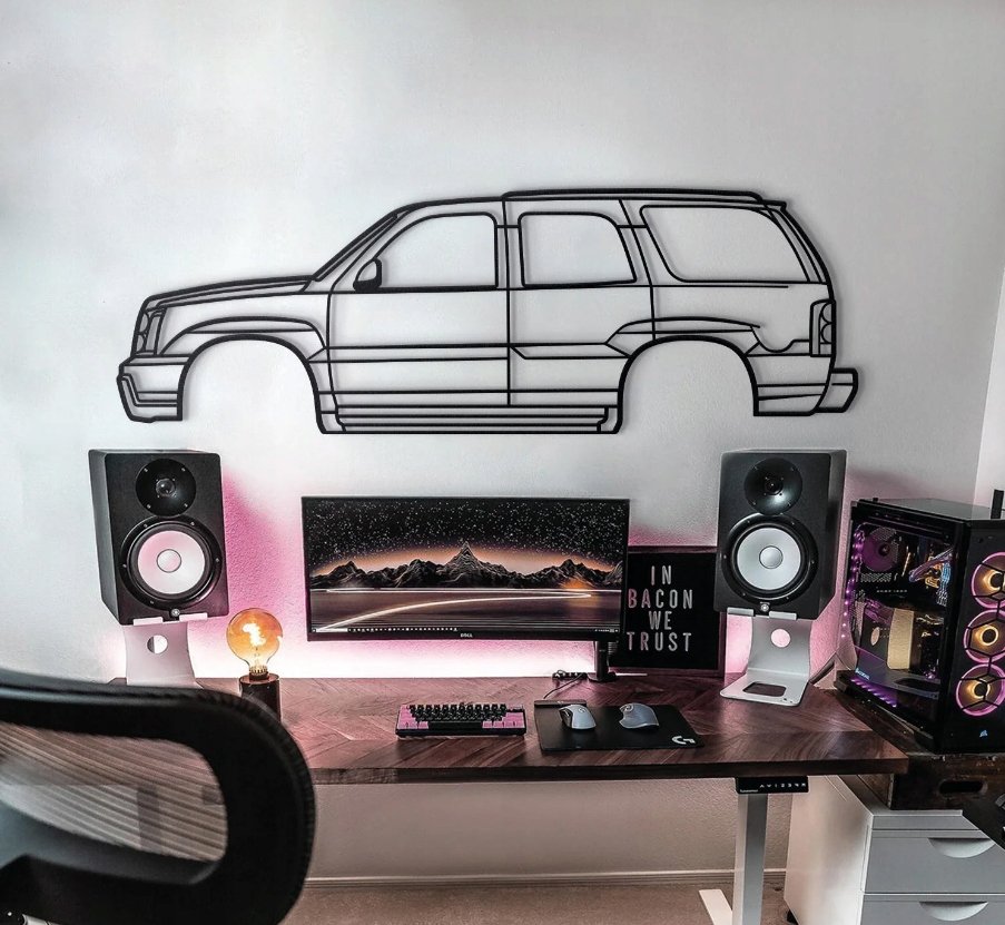 DEKORACJA ścienna Obraz Samochód CADILLAC ESCALADE 2ND GEN 2002 ...
