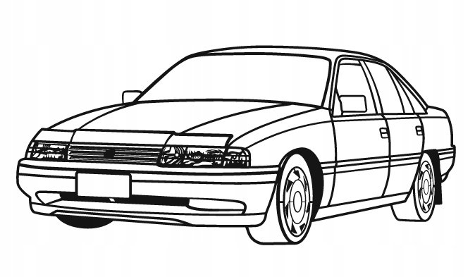 DEKORACJA ścienna Obraz Samochód HOLDEN VN COMMODORE PERSPECTIVE 1991 ...