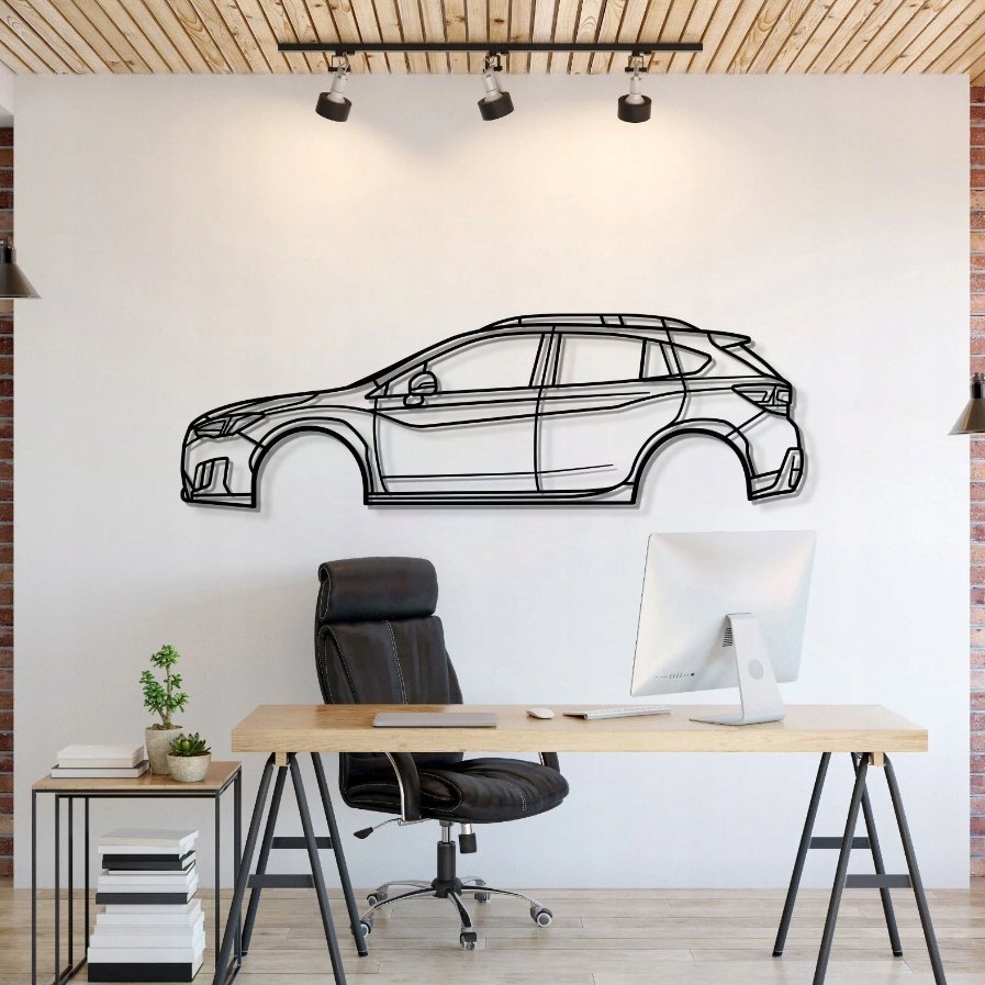 DEKORACJA ścienna Obraz Samochód SUBARU CROSSTREK 2ND GEN 2018 135x42 cm - WrapFactory Dekoracje ...