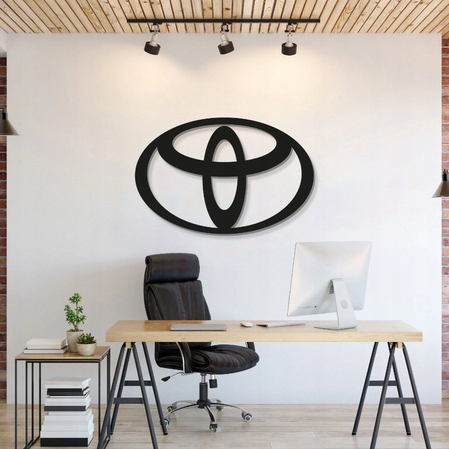 DEKORACJA ścienna Obraz Samochód TOYOTA LOGO 40x26 cm - WrapFactory ...