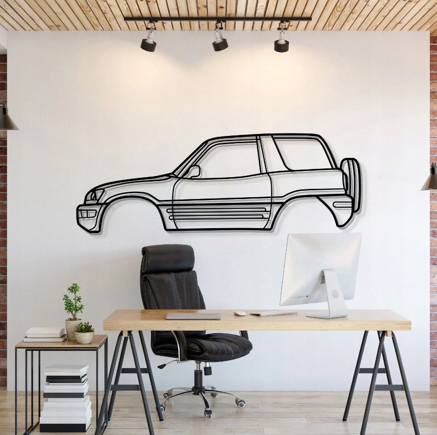 DEKORACJA ścienna Obraz Samochód TOYOTA RAV4 1ST GEN (XA10) 1996 ...