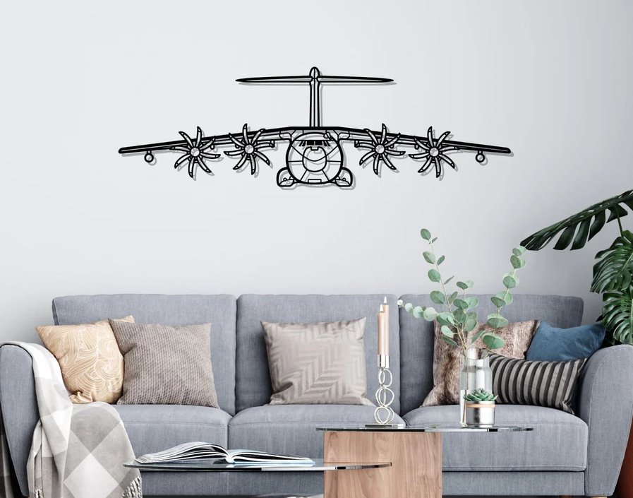 DEKORACJA ścienna Obraz Samolot A400M ATLAS 60x18 cm - WrapFactory ...