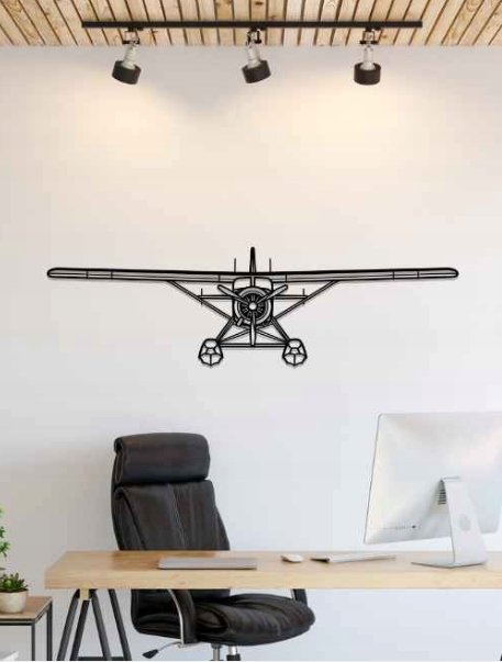 DEKORACJA ścienna Obraz Samolot DHC-2 Beaver Front - WrapFactory Dekoracje | Sklep EMPIK.COM