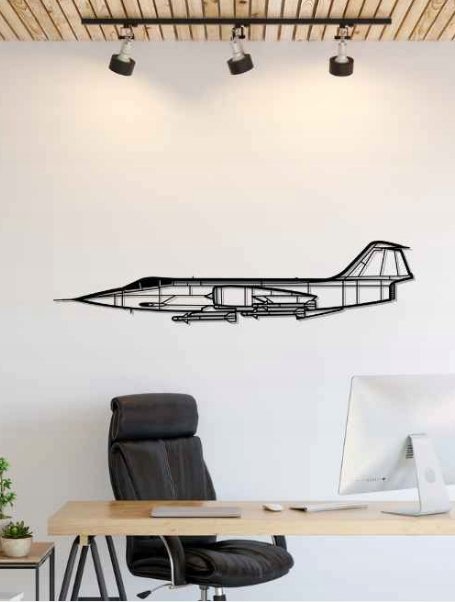 DEKORACJA ścienna Obraz Samolot F-104S Starfighter - WrapFactory ...