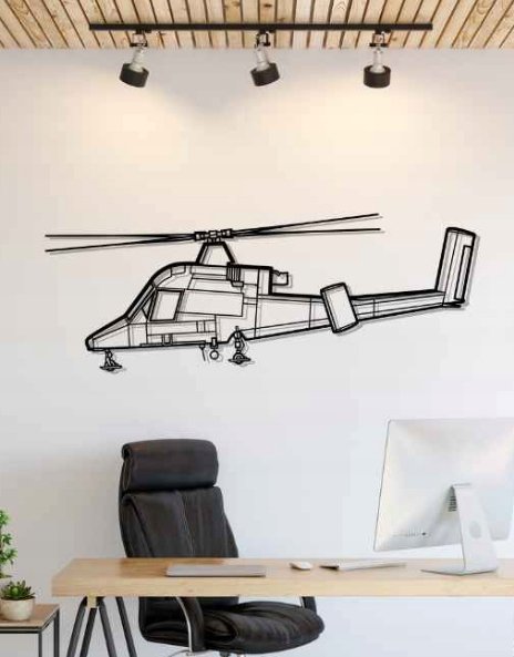 DEKORACJA ścienna Obraz Samolot K-MAX3390 33x90 cm - WrapFactory ...