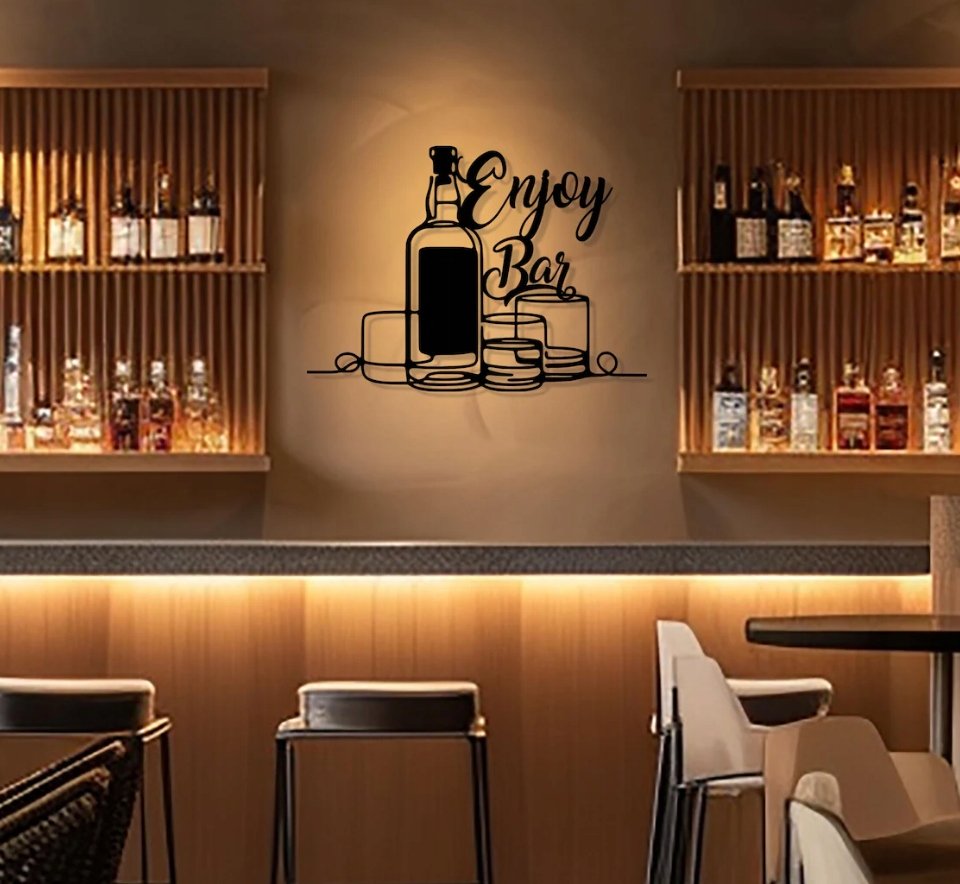 DEKORACJA ścienna Obraz wzór ENJOY BAR - WrapFactory Dekoracje | Sklep ...