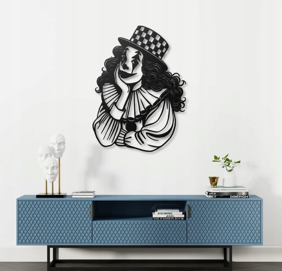 DEKORACJA ścienna Obraz wzór KLAUN 44x60 cm - WrapFactory Dekoracje ...