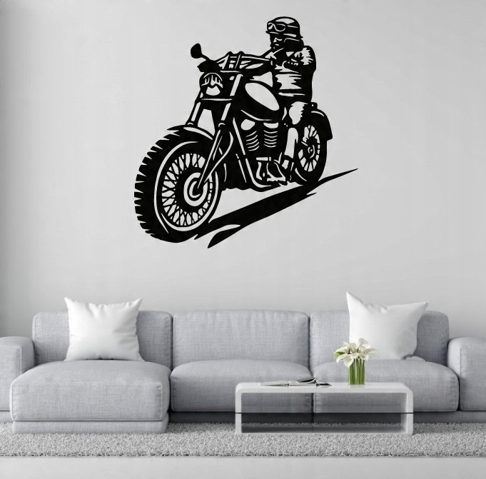 DEKORACJA ścienna Obraz wzór MOTORZYSTA 39x40 cm - WrapFactory ...