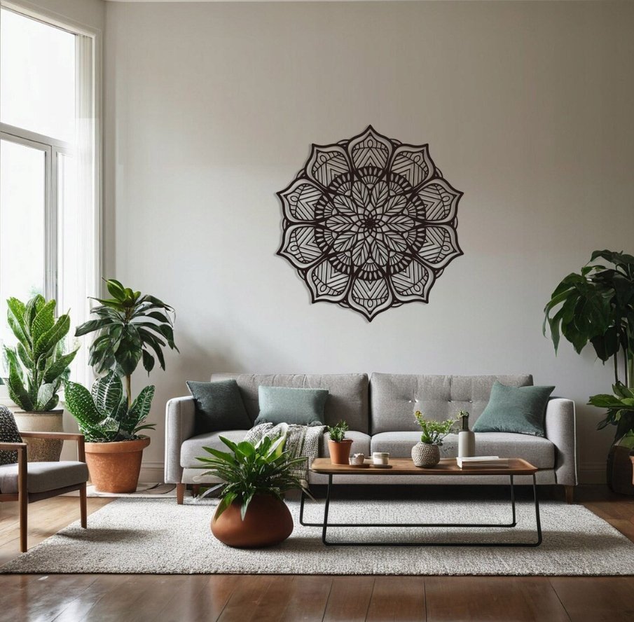 DEKORACJA ścienna Obraz wzór OBRAZ AŻUROWY 85x89 cm - WrapFactory ...