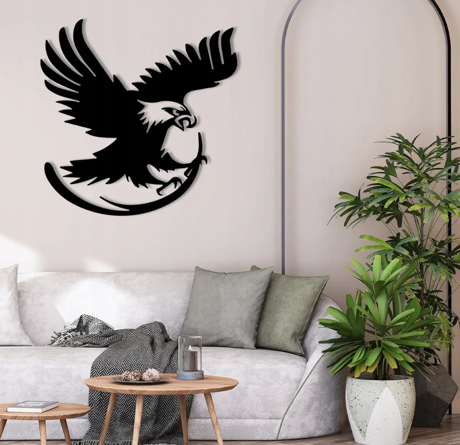 DEKORACJA ścienna Obraz wzór ORZEŁ LOGO 60x60 cm - WrapFactory ...