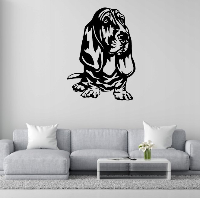 DEKORACJA ścienna Obraz wzór PIES BASSET HOUND - WrapFactory Dekoracje ...